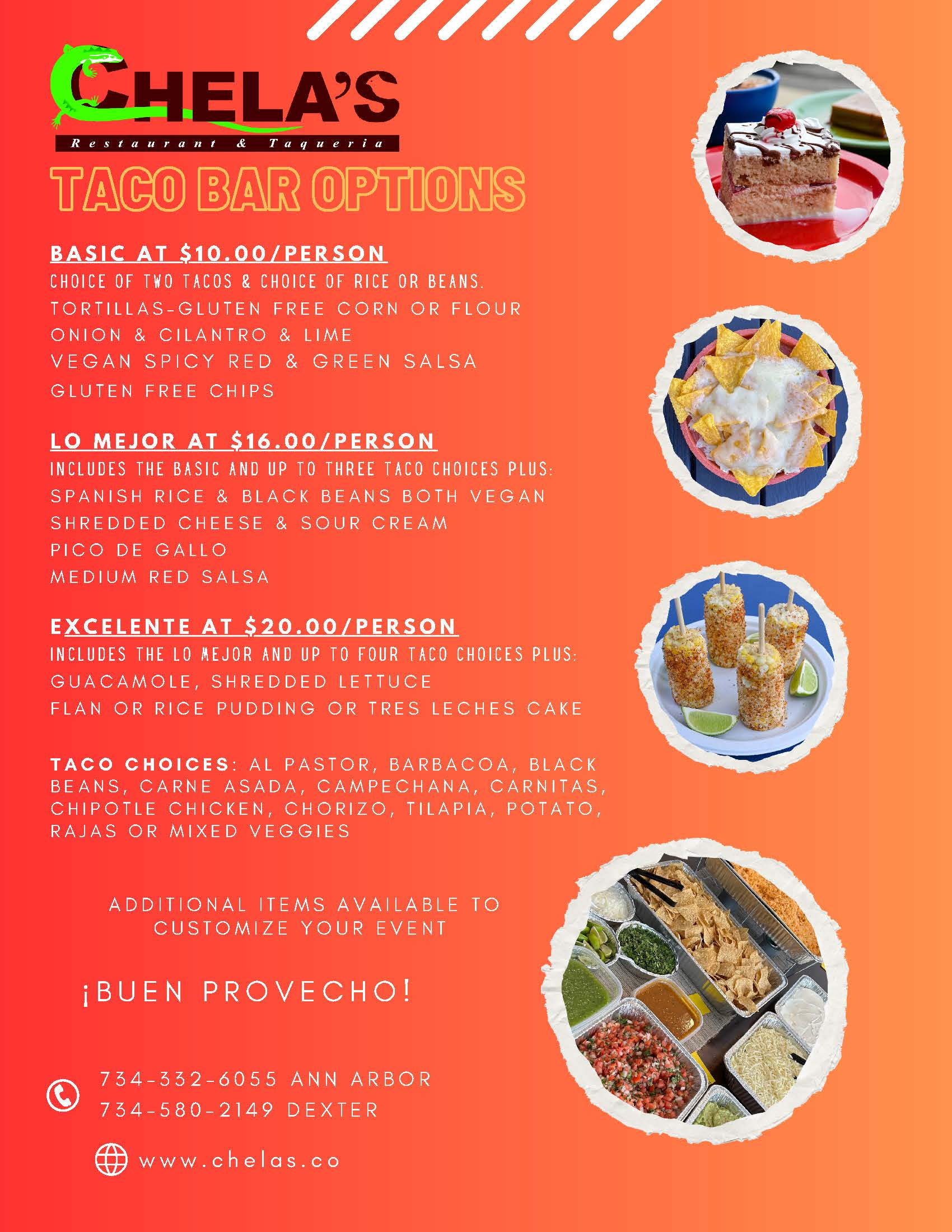 Mexican Catering in Ann Arbor & Dexter | Chela's Catering